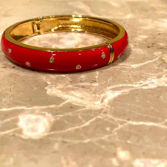 Jewelry | Red Gold Bracelet With Diamond Detail | Poshmark
